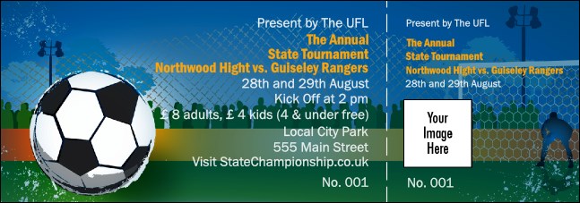 Football Ticket Templates | Eventgroove