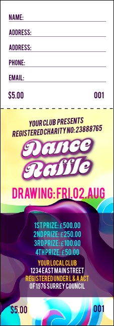 Raffle Ticket Templates | Eventgroove