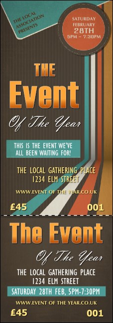 Full-Colour Printed Event Tickets | Eventgroove