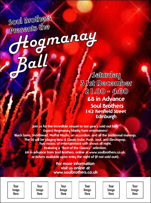 Hogmanay Posters & Flyers | Holiday Printing