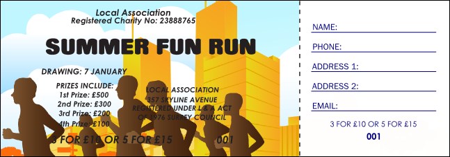 Raffle Ticket Templates | Eventgroove