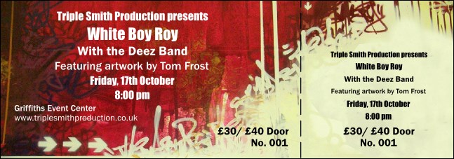 Music Ticket Templates | Eventgroove