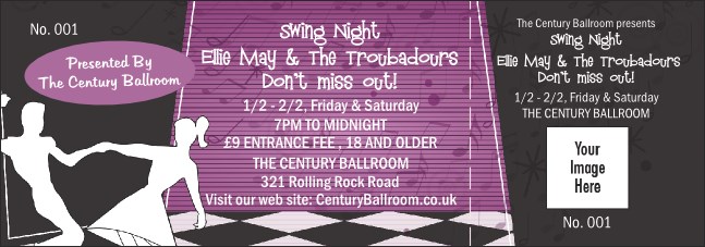 Dance Ticket Templates | Eventgroove