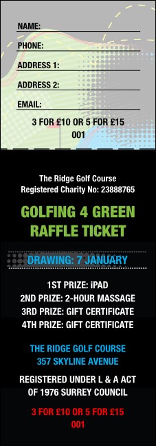 Golf Raffle & Tickets