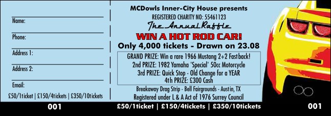 Raffle Ticket Templates | Eventgroove